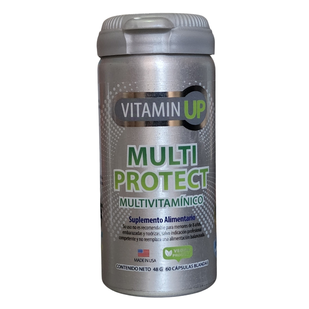 Vitamin UP MultiProtect, Multivitamínico Vegano 60 Capsulas – Nonnap