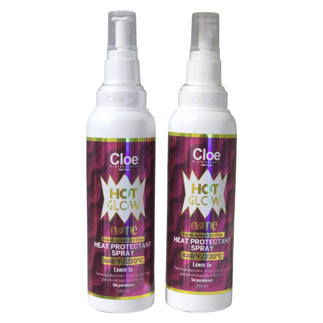 Cloe Pack 2 Hot Glow Exotic Protector Termico – Nonnap
