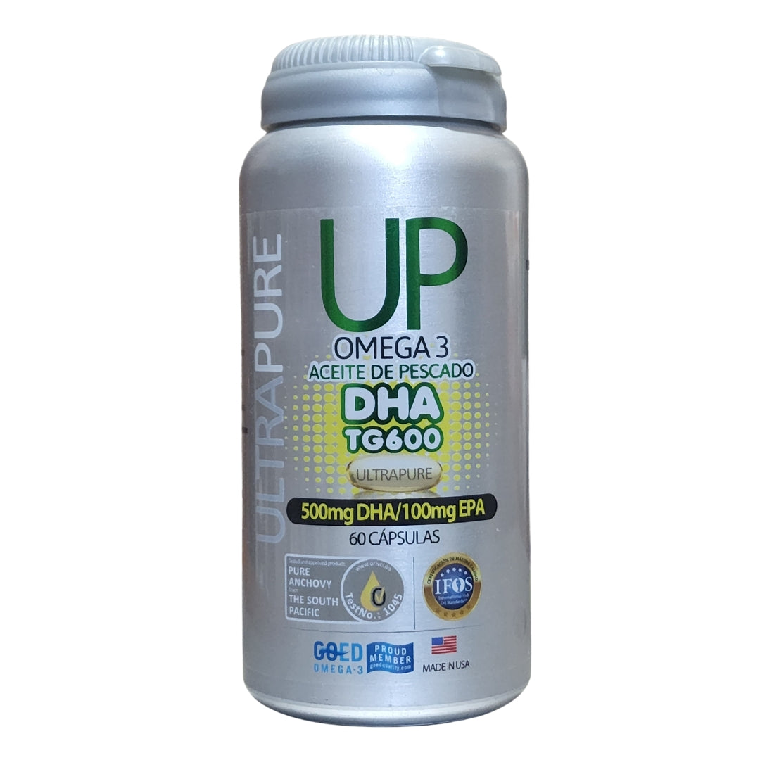 Omega 3 Up DHA TG600 Newscience 60 Capsulas – Nonnap