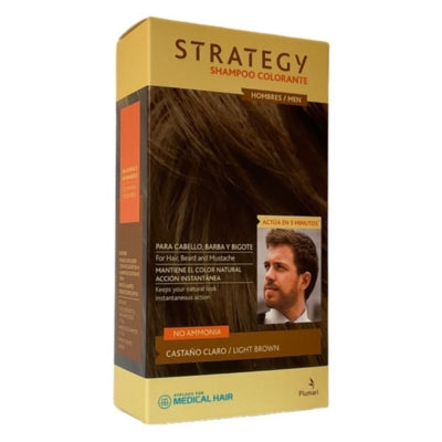 Strategy Shampoo Colorante Castaño Claro Efecto Inmediato – Nonnap